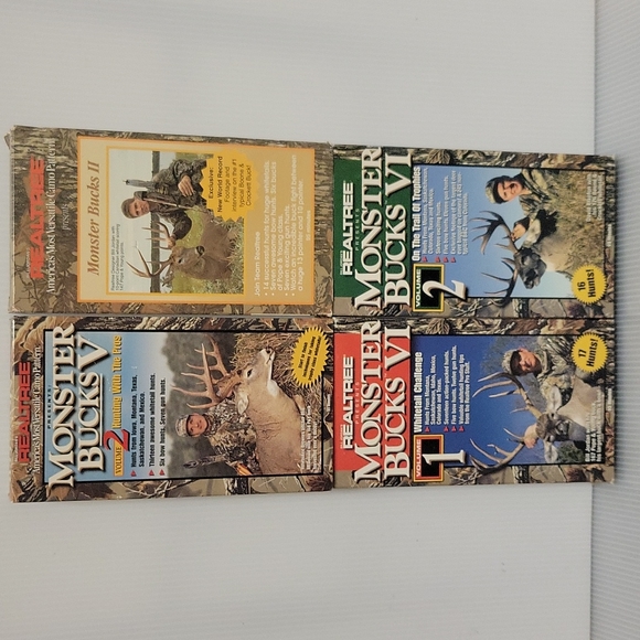 Realtree | Media | Monster Bucks Vhses Bundle Lot | Poshmark